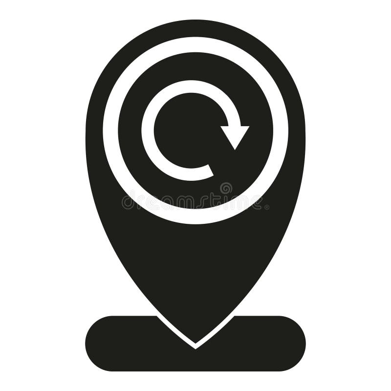 Return Parcel Location Icon Simple Vector. Shop Box Stock Vector ...