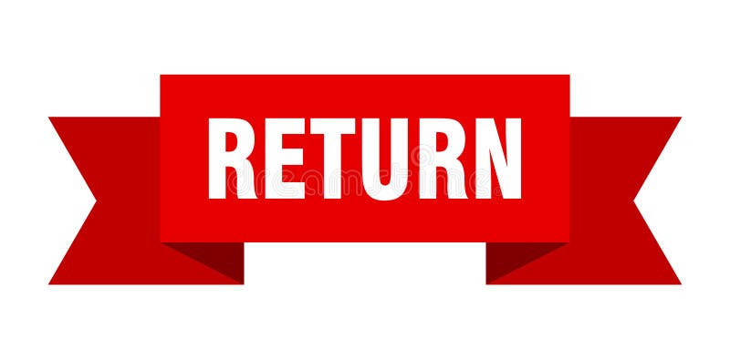 Return Ribbon Stock Illustrations – 1,113 Return Ribbon Stock ...