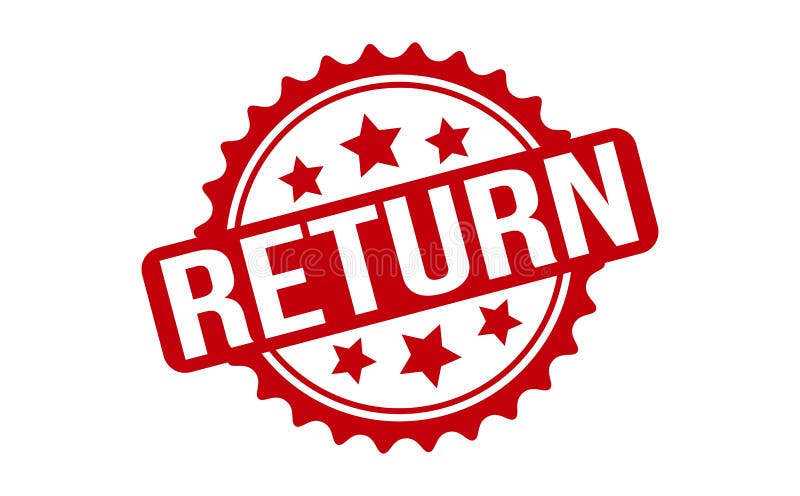 Return Rubber Stamp. Red Return Rubber Grunge Stamp Seal Vector ...