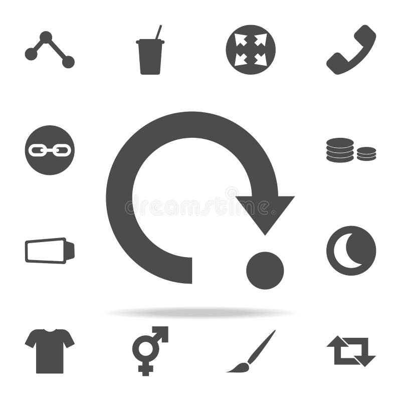 Return Sign Icon. Web Icons Universal Set for Web and Mobile Stock ...