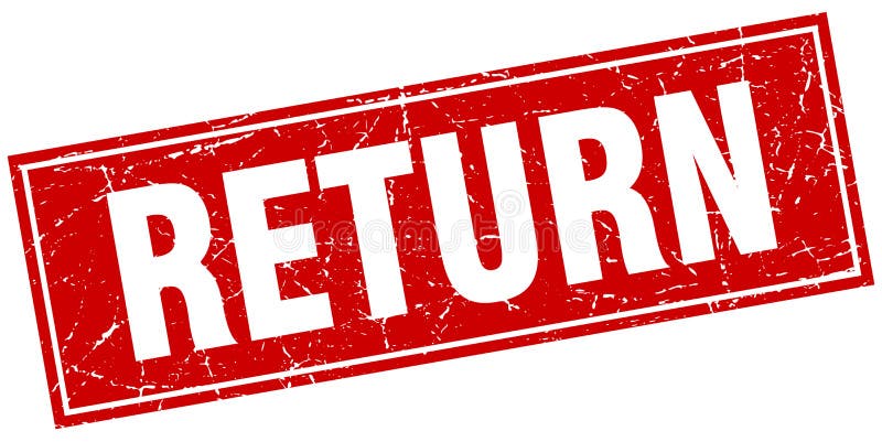 Return stamp stock vector. Illustration of scratched - 125217945