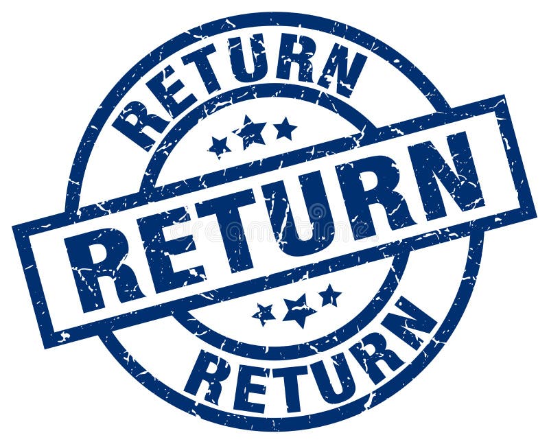 Return stamp stock vector. Illustration of vector, grunge - 122368469