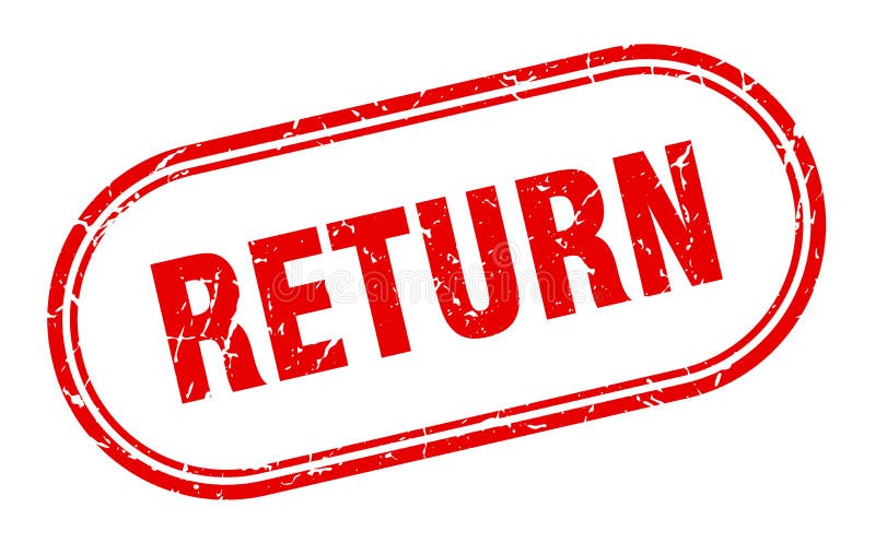 Return stamp stock vector. Illustration of vintage, vector - 153452199