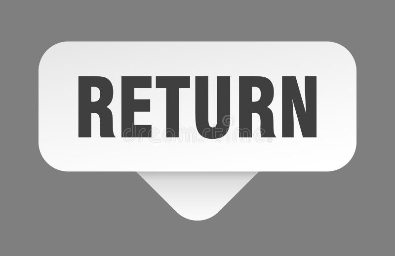 Return Sticker Stock Illustrations – 3,204 Return Sticker Stock ...