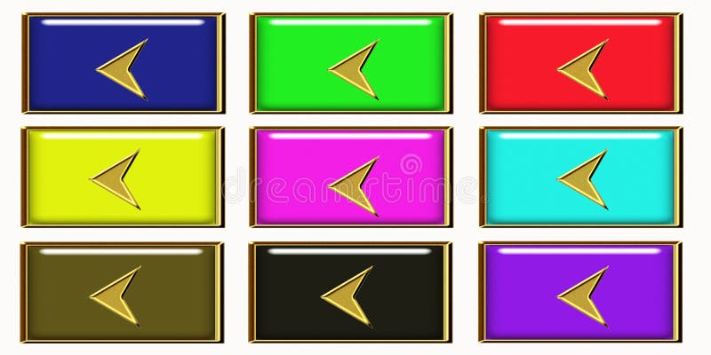 Return web buttons stock illustration. Illustration of picture - 6939435
