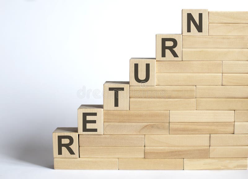 RETURN Word Written in Wooden Blocks . Business Concept Stock Image ...