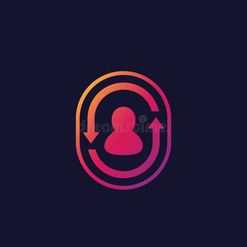 Returning Customer Icon on White Stock Vector - Illustration of contact ... Returning Customer Icon on White Stock Vector - Illustration of contact ...