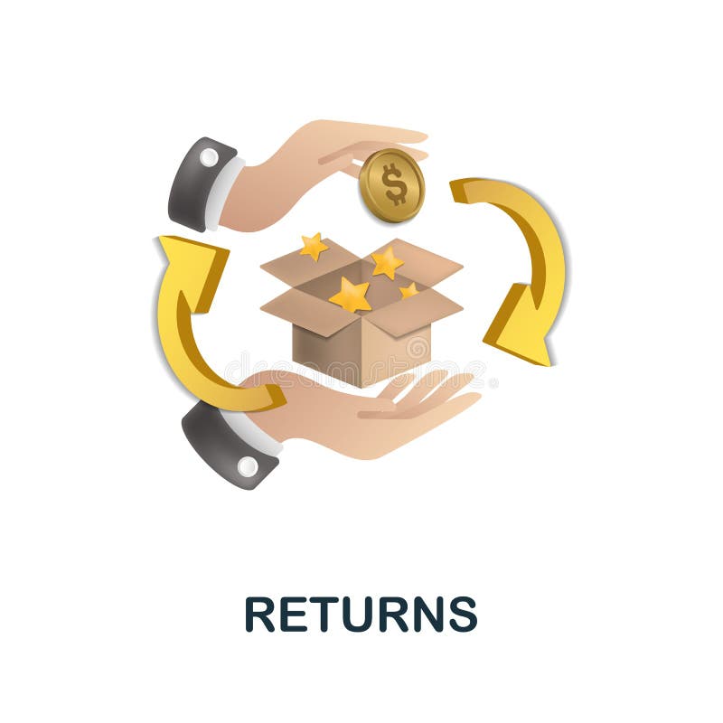 Easy Returns Icon. Line Simple Line Retail Icon for Templates, Web ...