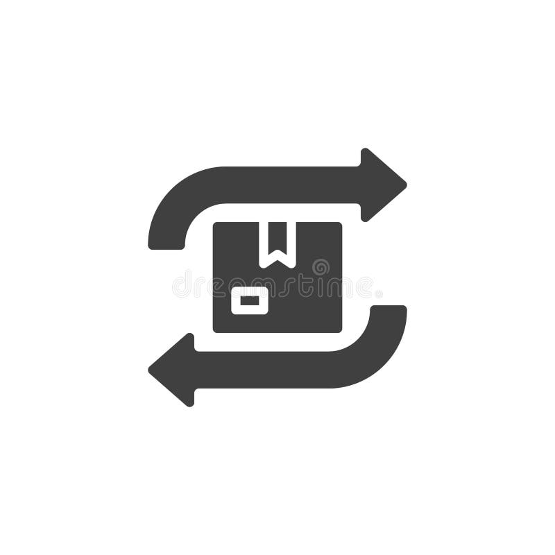 Returns and Refunds Vector Icon Stock Vector - Illustration of design ...