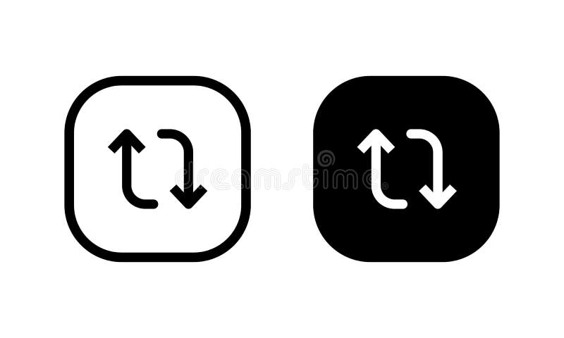 Reply Tweet, Retweet, Like, and Share. Icon Set of Social Media ...