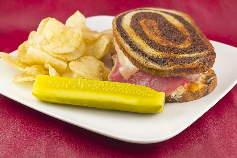 Reuben Chips Pickle stock photo. Image of famous, baked - 50576608