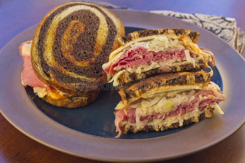 Reuben Chips Pickle stock image. Image of lunch, reuban - 50576823