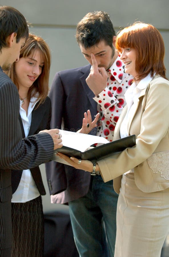Reunión del personal imagen de archivo. Imagen de negocios - 99629
