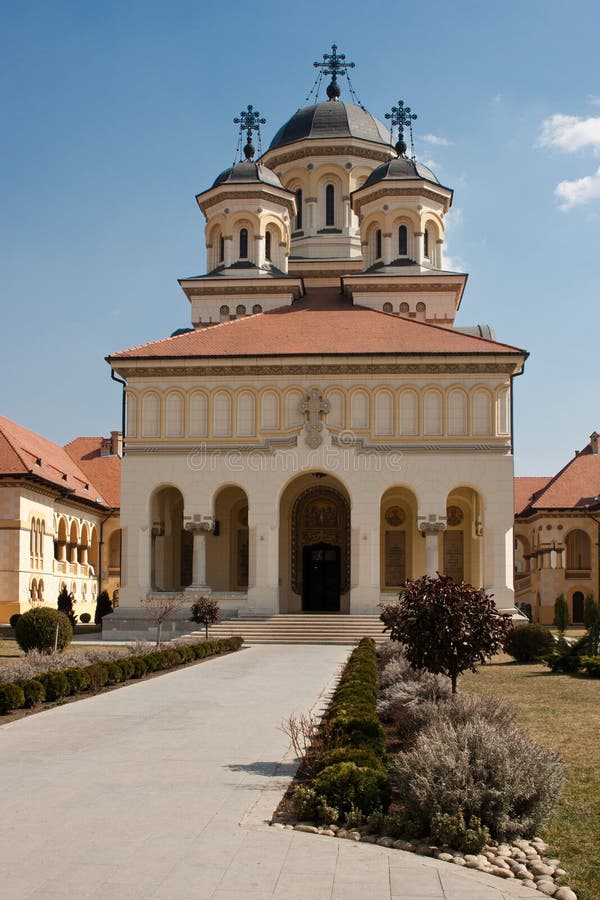 Orthodox Church in Alba Iulia, Transylvania Stock Photo - Image of ...