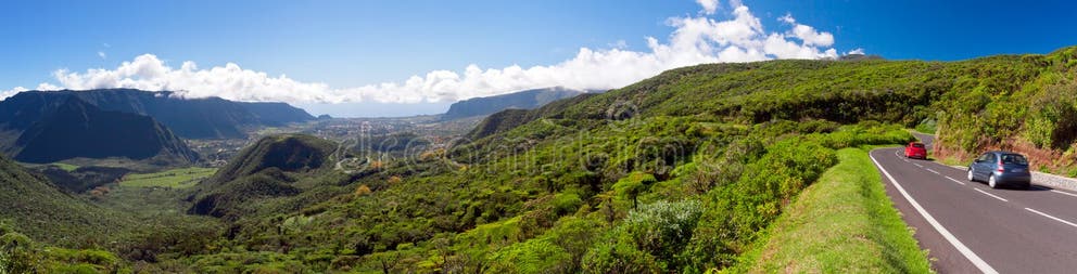 Reunion Island landscape stock image. Image of journey - 20901189