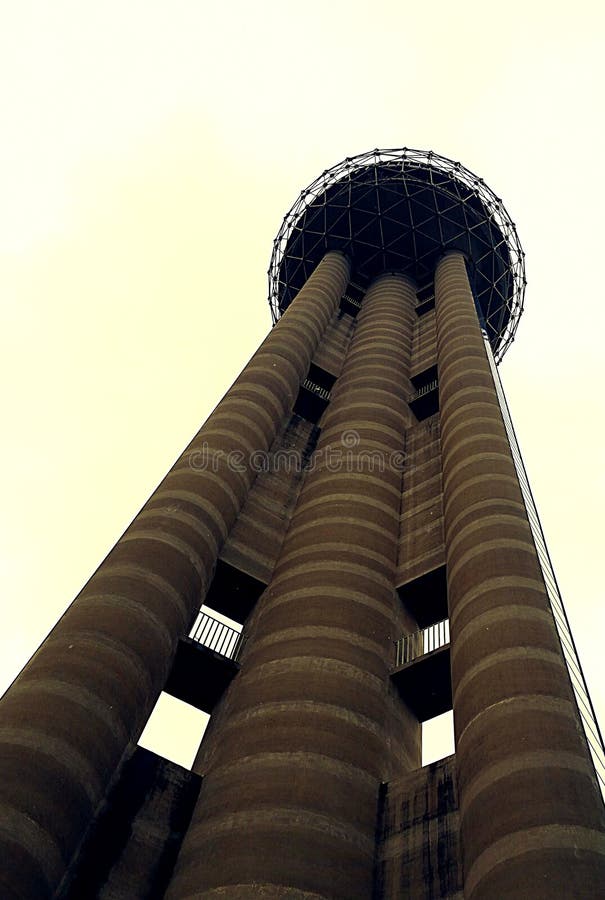 Reunion Tower Dallas Texas Sky Editorial Photography - Image of view ...