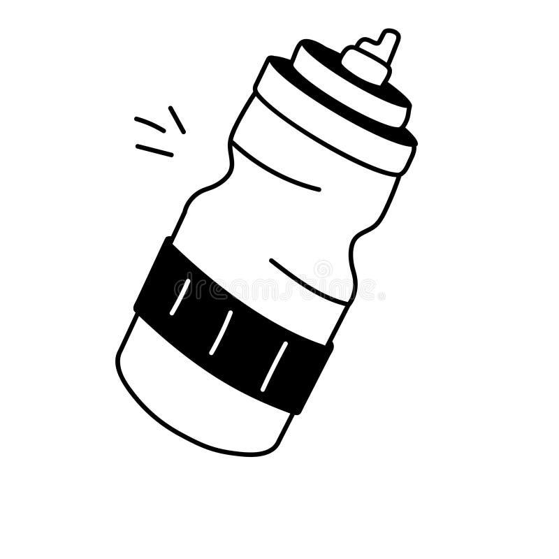 Reusable Bottle To Stay Hydrated during Workouts and Training Stock ...