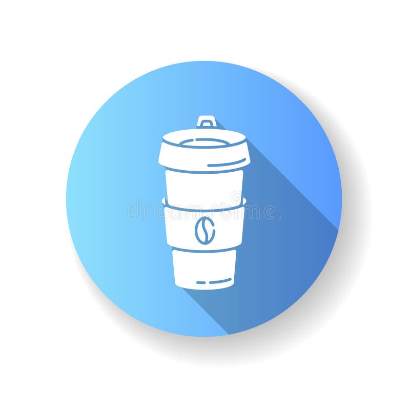 Reusable Coffee Cup Linear Icon Stock Vector - Illustration of drink ...