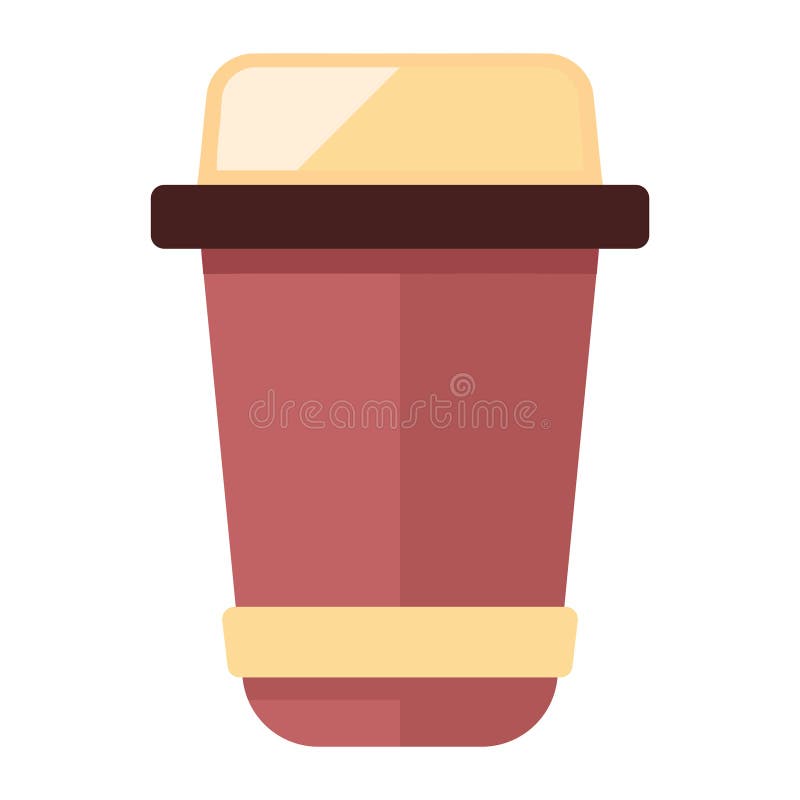 Reusable Coffee Cup Reuse Design Stock Vector - Illustration of coffee ...