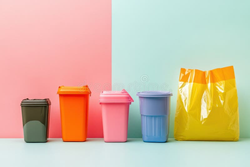 Reusable Containers are Displayed Prominently Against a Striking ...