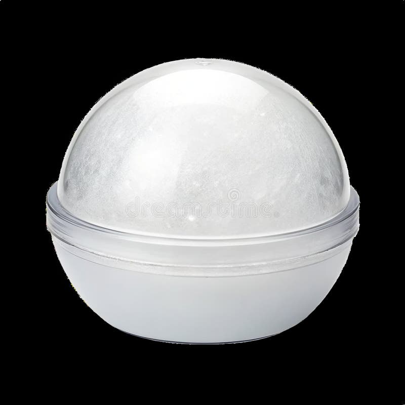 Reusable Ice Sphere Mold Isolated on Transparent Background Stock Photo ...