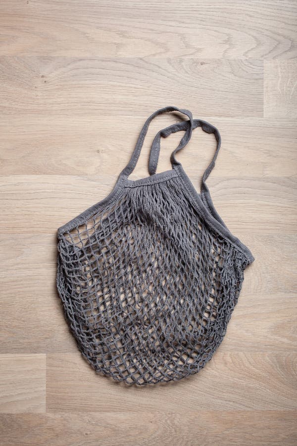 Reusable Mesh Cotton Shopping Bag, Plastic Free Zero Waste Concept ...