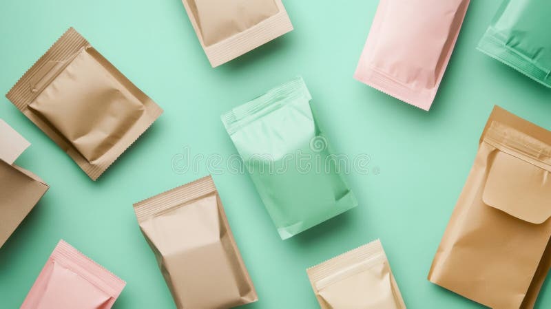 Reusable Packaging Options with Minimal Waste Design Concept Stock ...