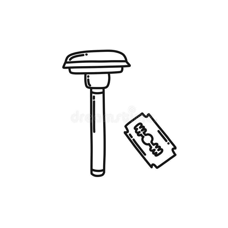 Reusable Razor Doodle Icon, Vector Illustration Stock Illustration ...