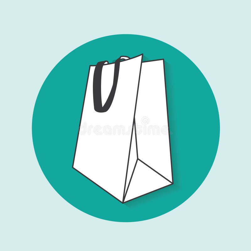 Reusable Shopping Bag Icon. Vector Illustration Stock Vector ...