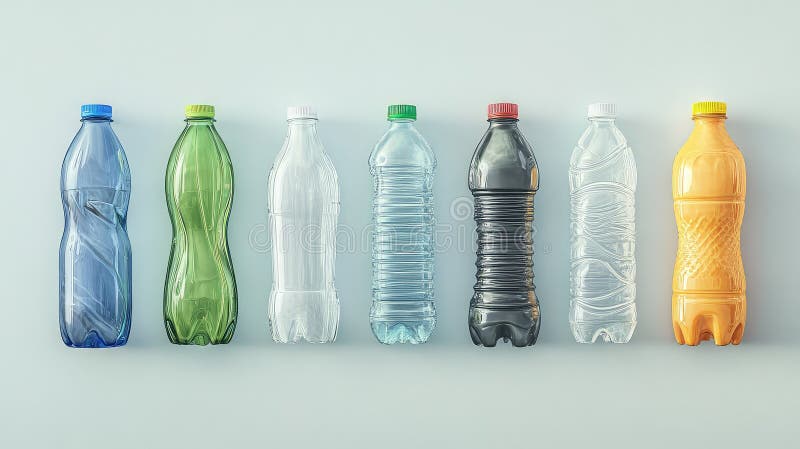 Reuse Plastic Bottle Recycle Stock Illustration - Illustration of ...