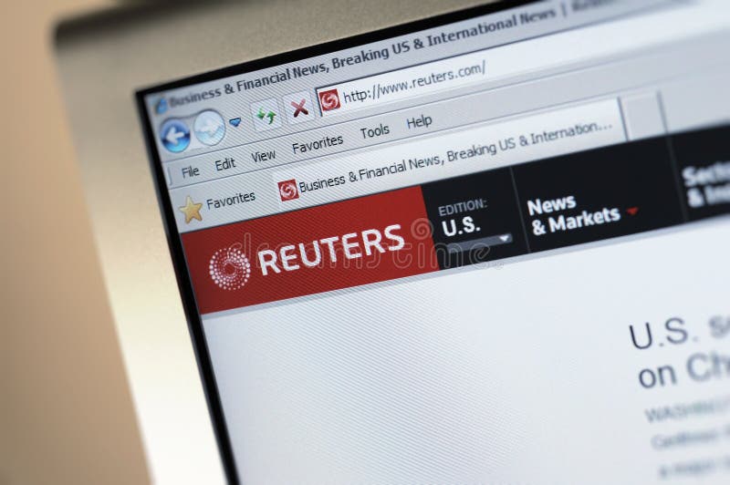 Reuters editorial stock photo. Image of market, communication - 38837178