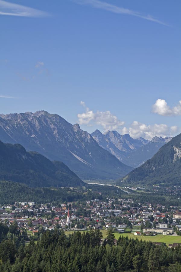 Reutte in Tyrol stock photo. Image of austria, overview - 60256050