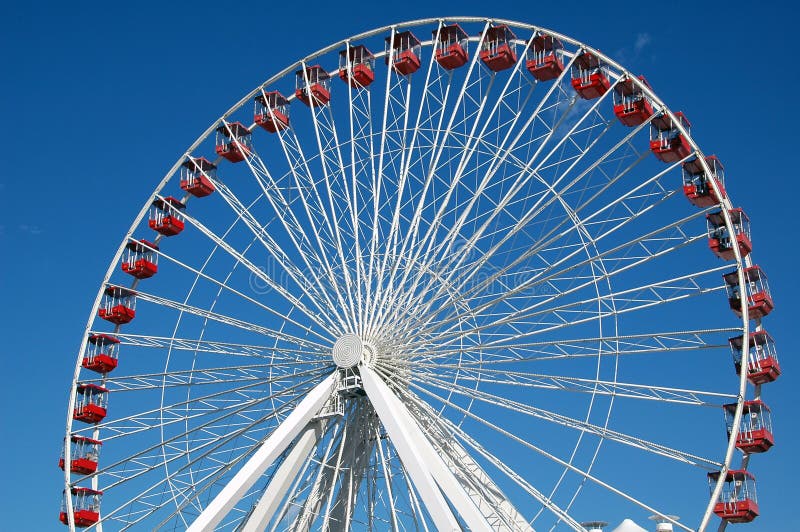 Reuzenrad stock foto. Image of aantrekkelijkheid, kermis - 13098628