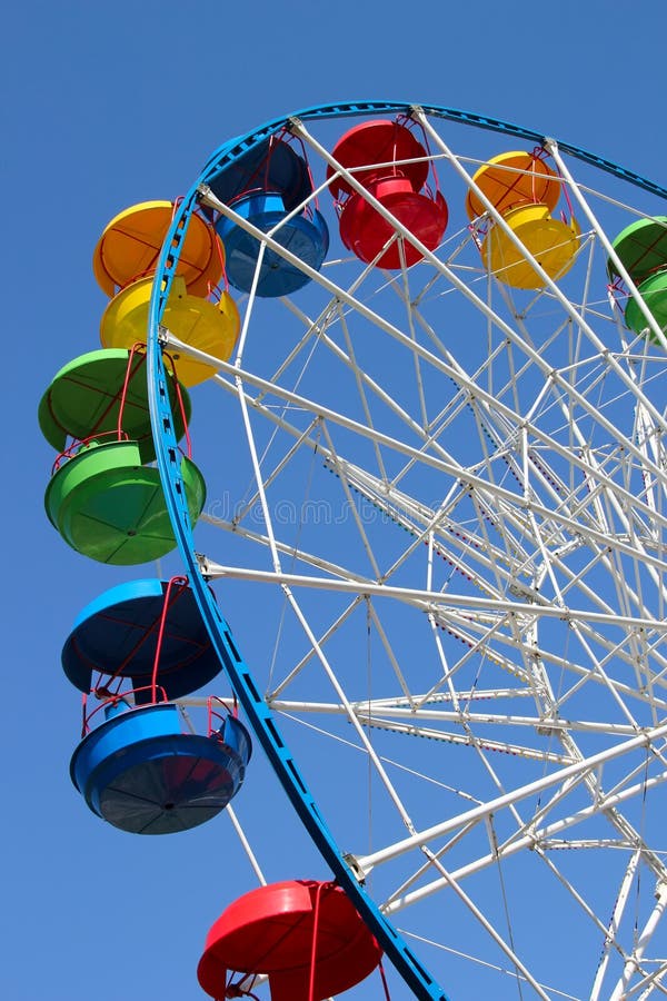 Reuzenrad stock foto. Image of gekleurd, pret, beeld - 21343718