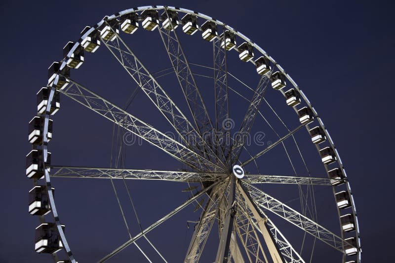 Reuzenrad, Parijs, Frankrijk Stock Foto - Image of toerisme, ferris ...
