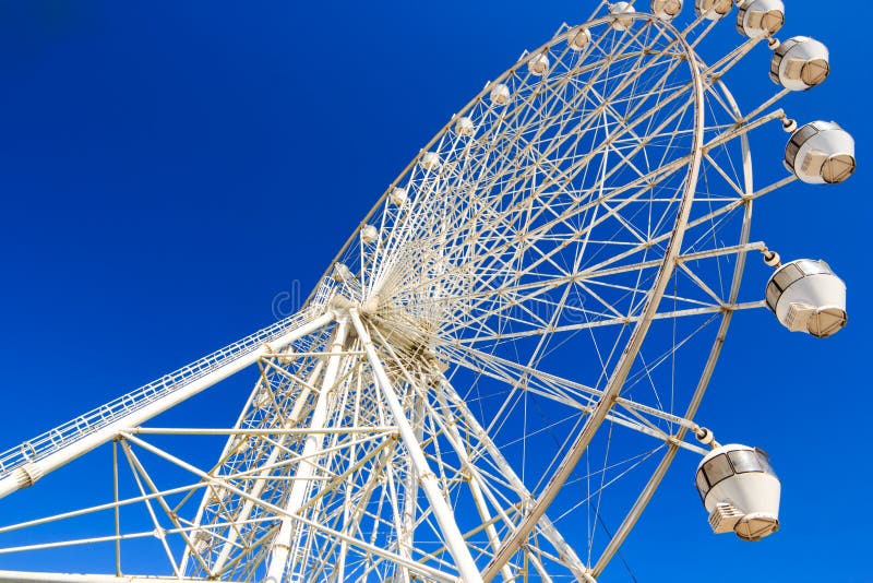 Reuzenrad Perth stock afbeelding. Image of cirkel, vermaak - 13228373