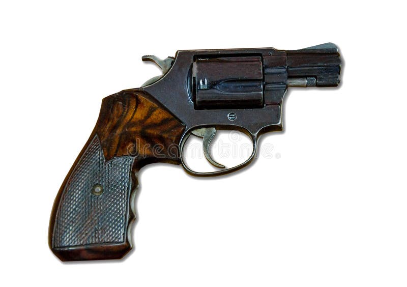 A Pistola Do Revólver De 357 Calibres, Revólver Aberto Apronta-se Para ...