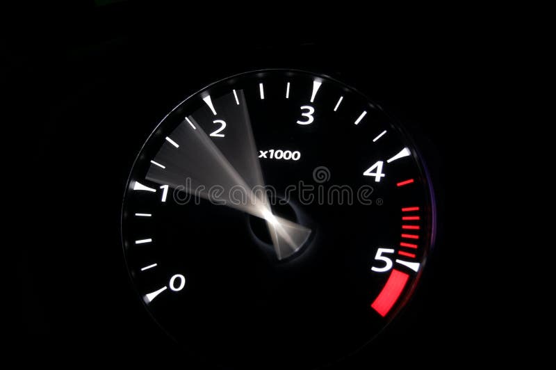 Rev meter stock image. Image of mileage, racing, dash - 6570945