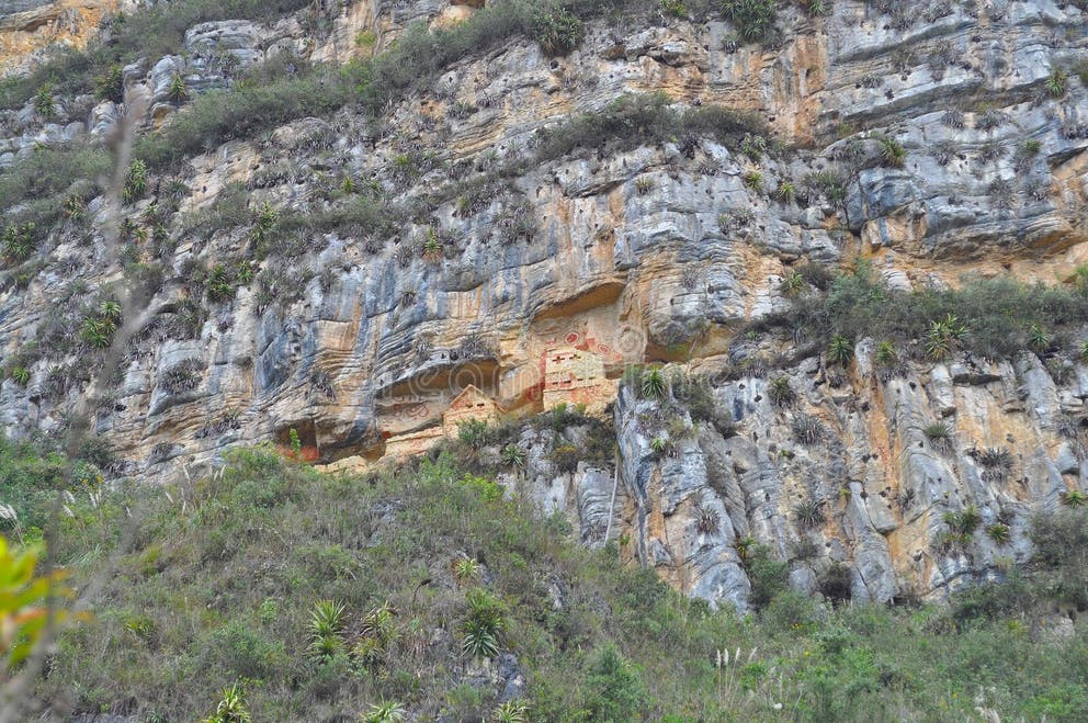 Revash funerary complex stock photo. Image of peru, architecture - 15558510