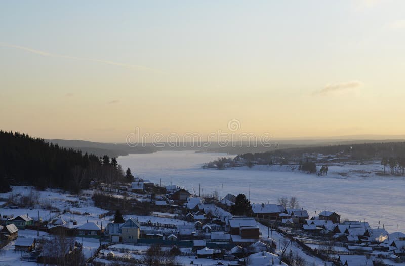 Revda (Russia) village stock image. Image of history - 23110709