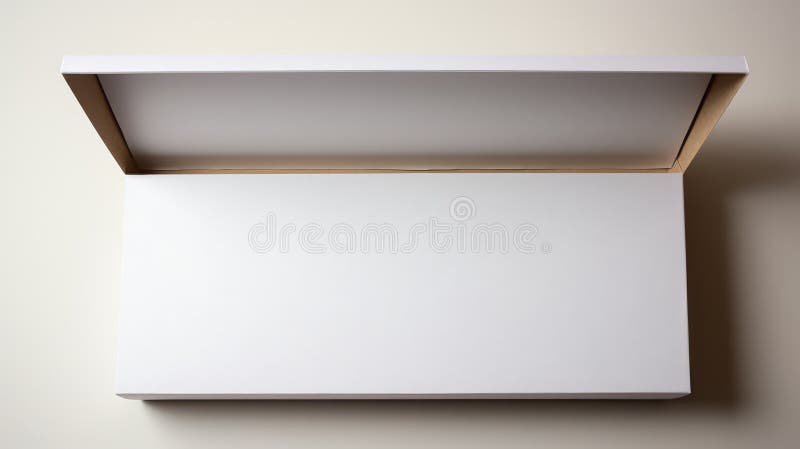 Reveal white rectangle box stock illustration. Illustration of exterior ...