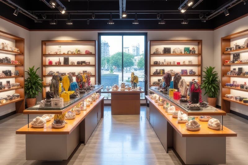 Revealing New Retail Items stock illustration. Illustration of backdrop ...