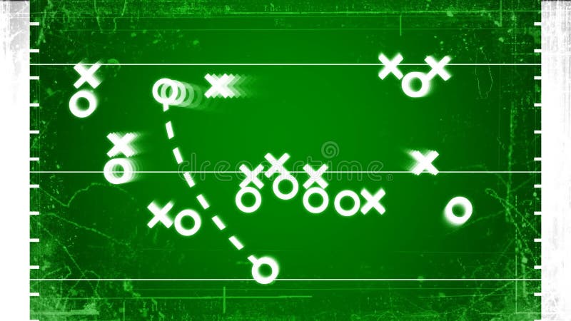 Animated football play. stock footage. Video of culture - 47045476