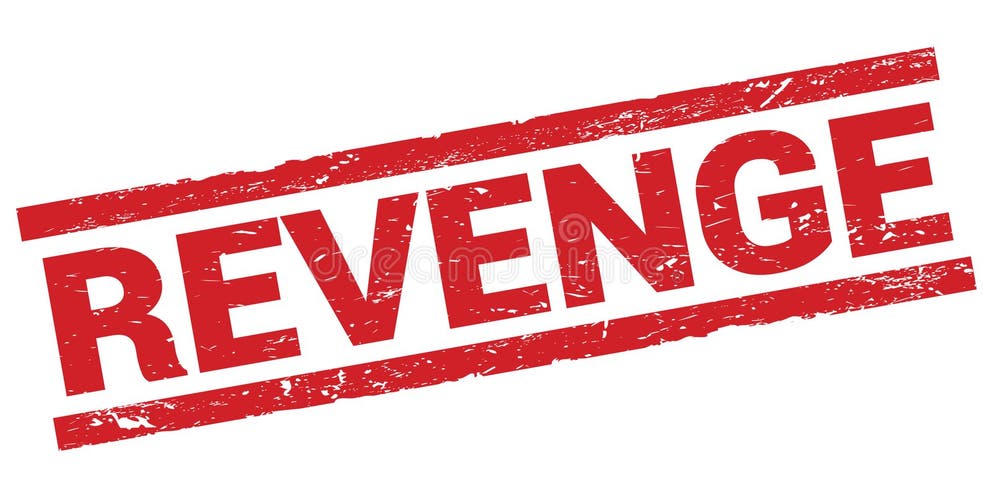 REVENGE Text on Red Rectangle Stamp Sign Stock Illustration ...