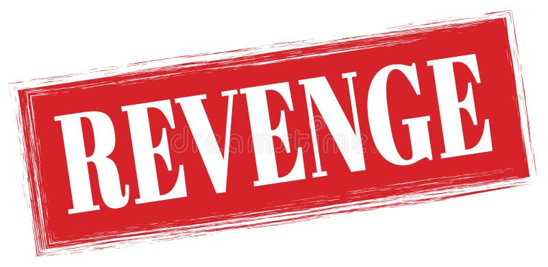 REVENGE Text Written on Red Stamp Sign Stock Illustration ...