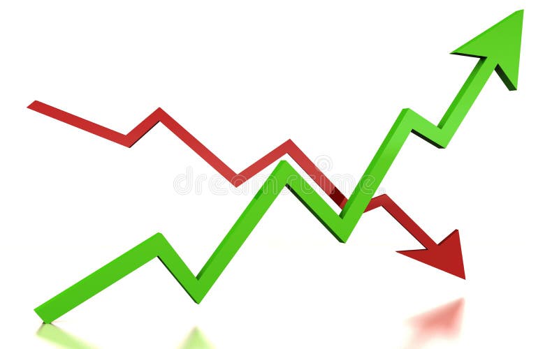 Revenue cost graph stock illustration. Illustration of income - 23308421