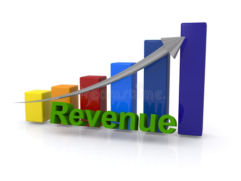 Revenue and graph on white stock photo. Image of investment - 202203198
