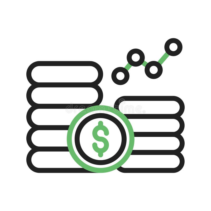 Revenue Icon Image. stock vector. Illustration of money - 288599688
