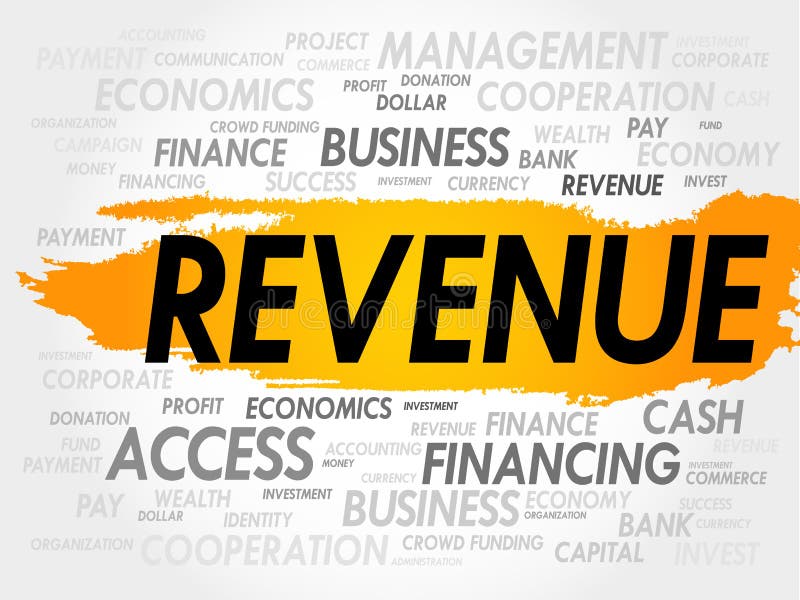 Revenue word cloud stock vector. Illustration of sales - 188951918