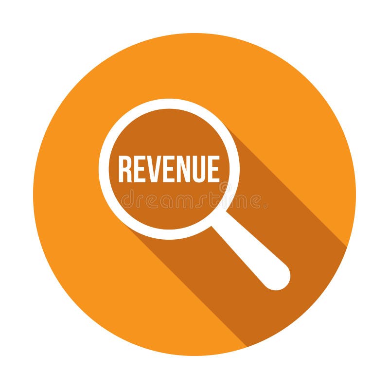 Revenue Word. Vector Illustration Stock Illustration - Illustration of ...